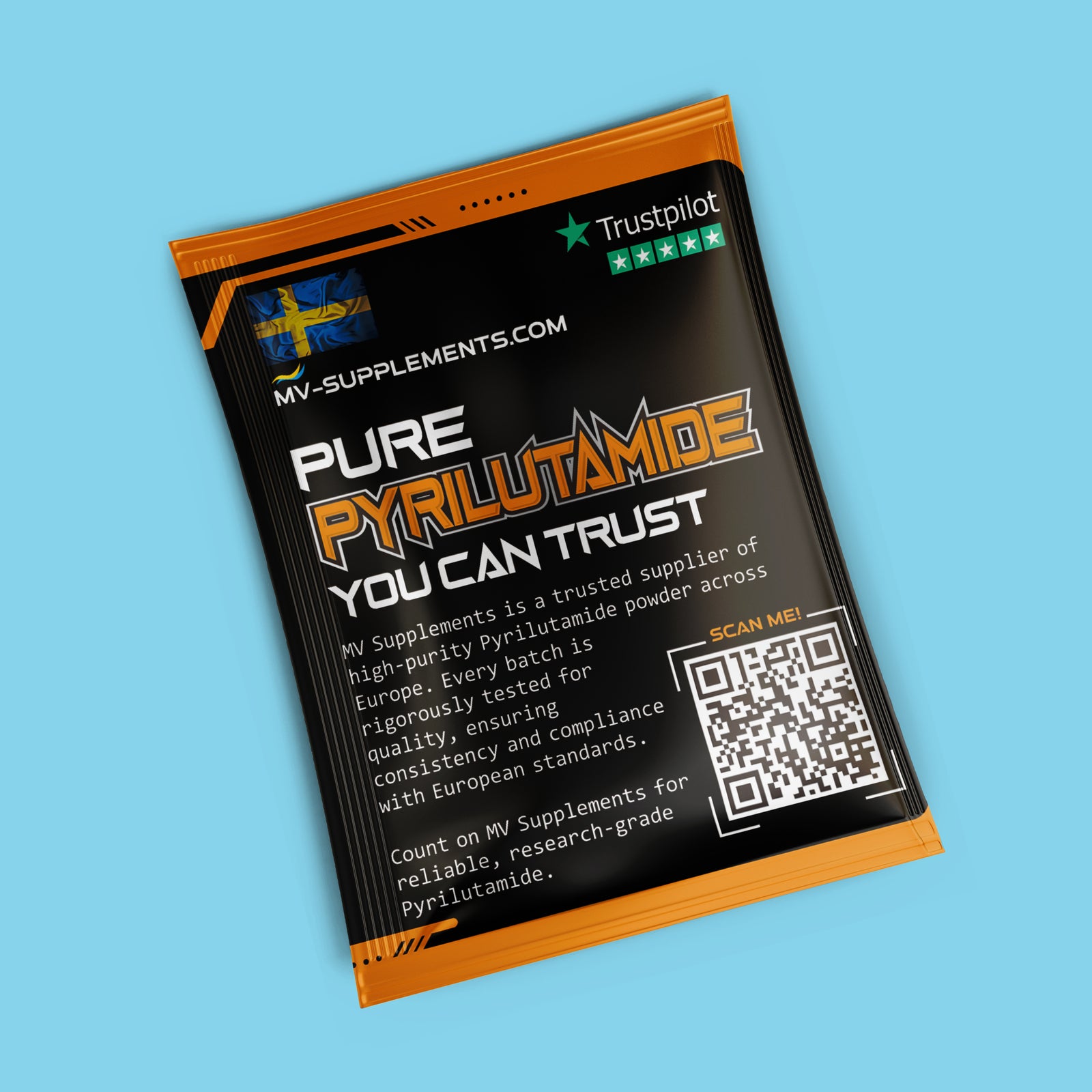 Buy Pyrilutamide powder in Europe - MV Supplements Europe™